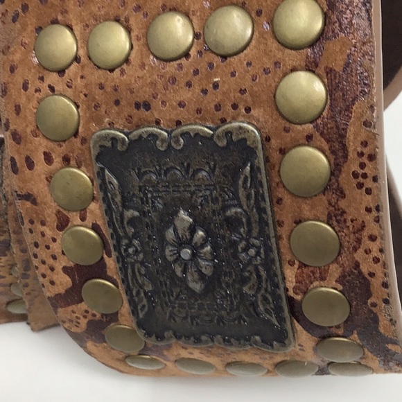 unbranded | Accessories | Vintage Medallion Leather Ml Belt | Poshmark